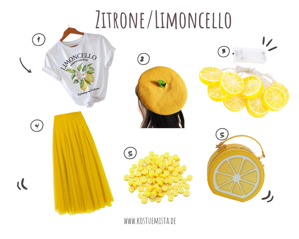 Limoncello Kostüm - Kostümista- DIY Kostüminspiration für Karneval ...