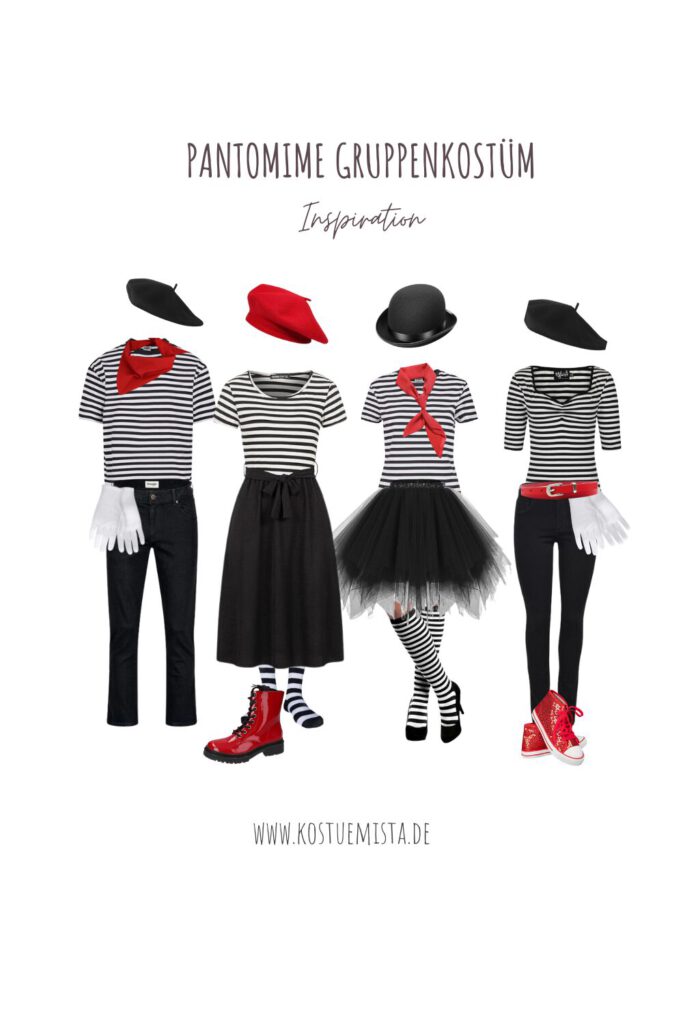 Pantomime Gruppenkostüm - Kostümista- DIY Kostüminspiration für ...
