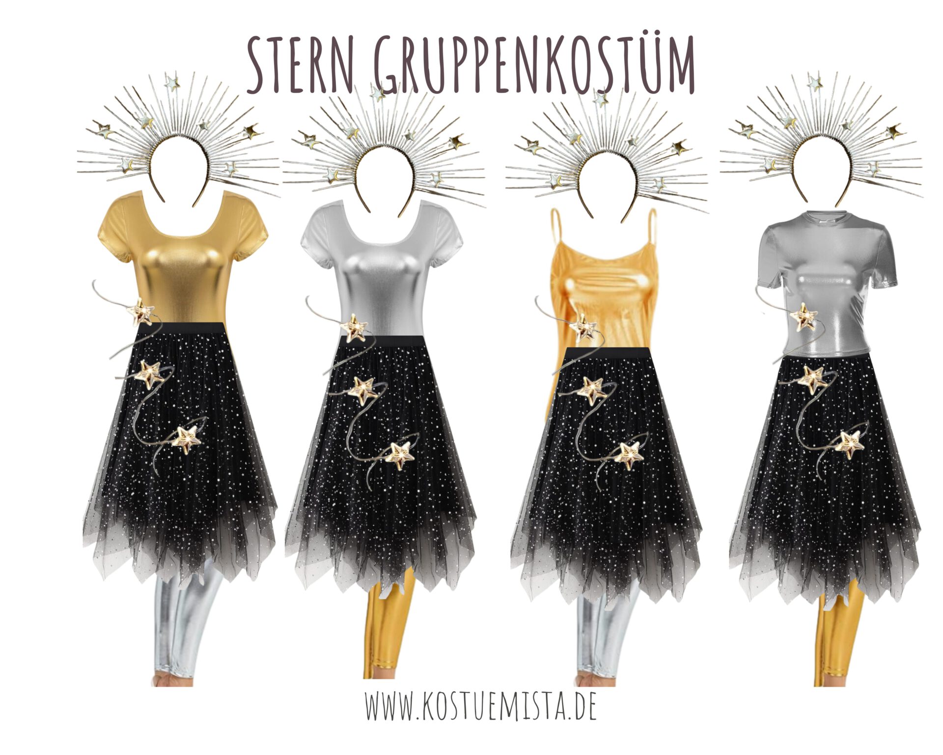 Stern Kostüm alleine oder als Gruppe - Kostümista- DIY ...