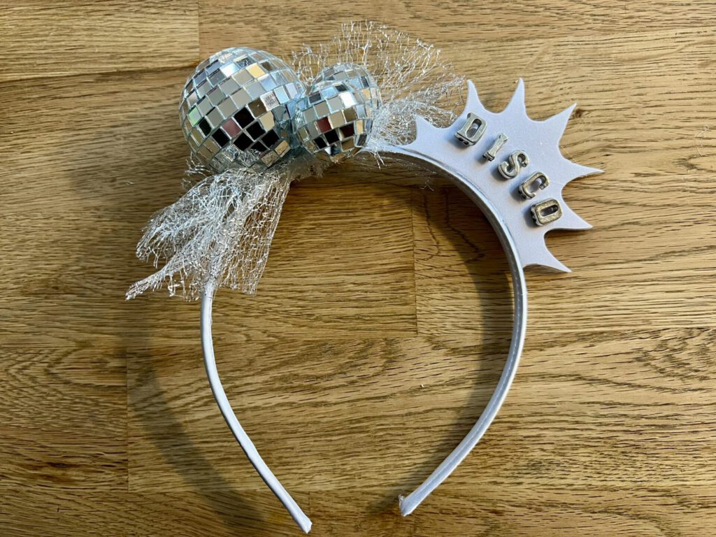 Disco Kugel Haarreifen Bastelanleitung - Kostümista- DIY ...